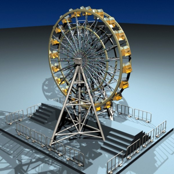 3d model ferris wheel