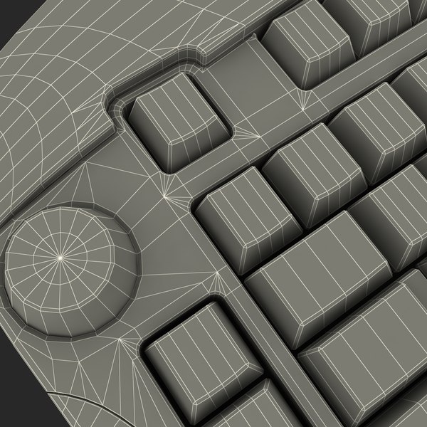 microsoft reclusa keyboard 3d model