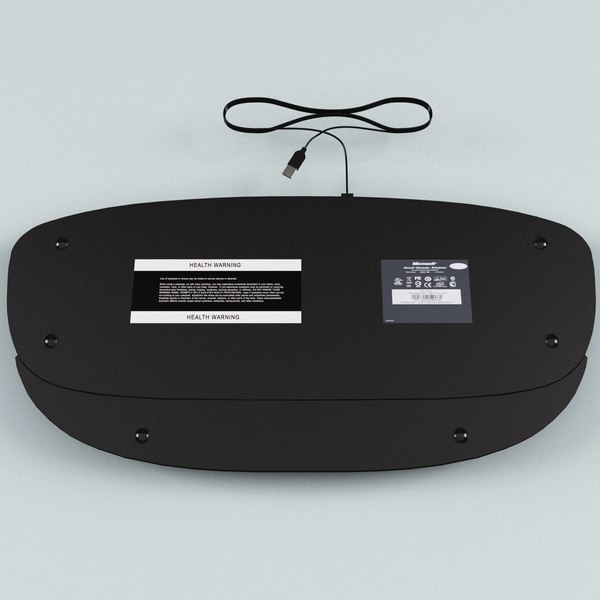 microsoft reclusa keyboard 3d model