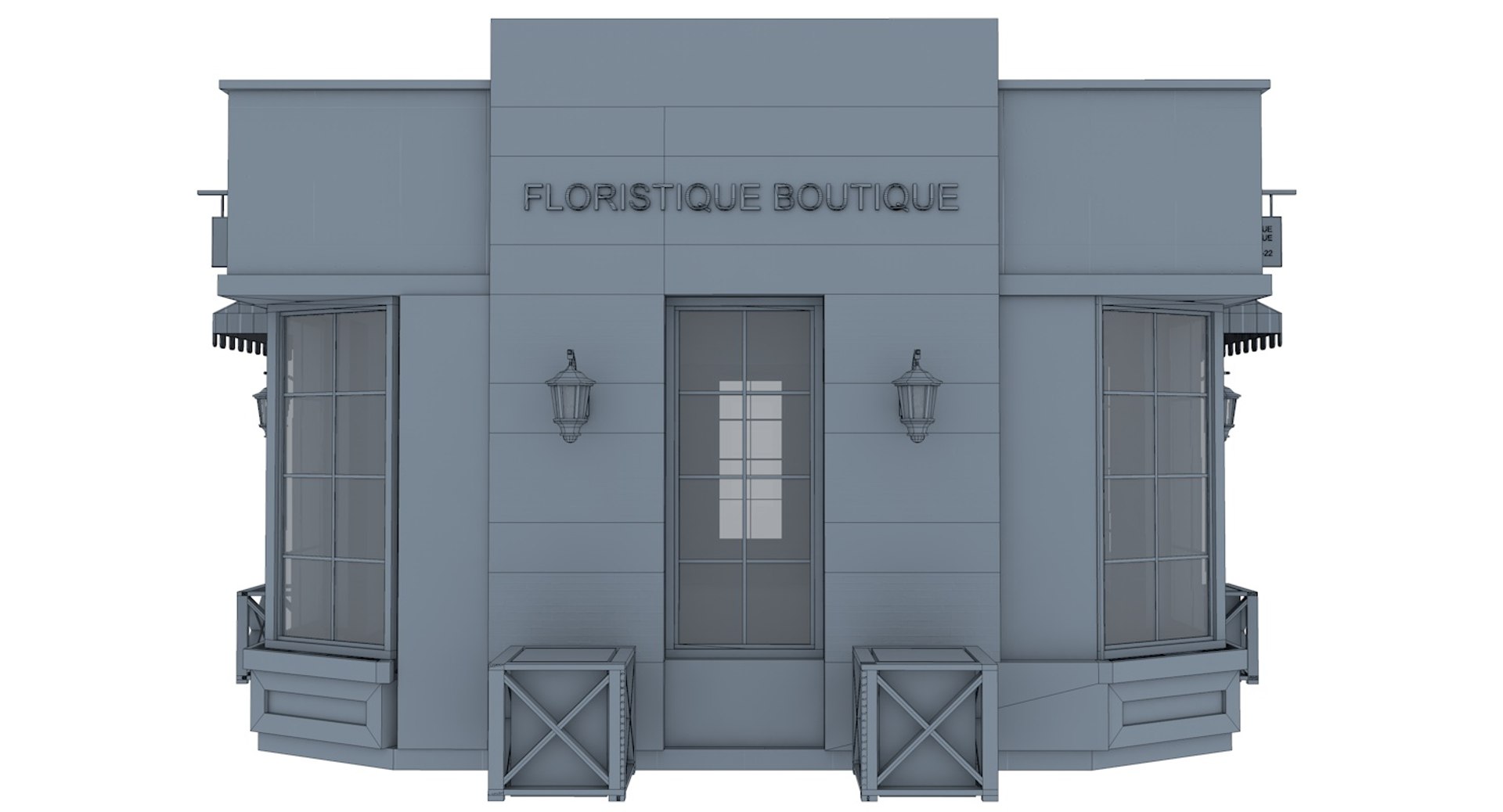 Trade Pavillion Store 3D Model - TurboSquid 1612061