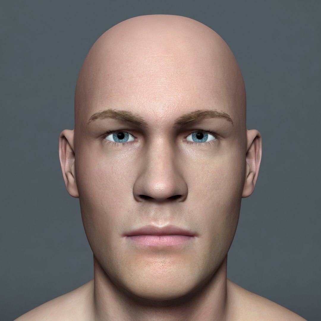 3d Man Paul Rigged Male