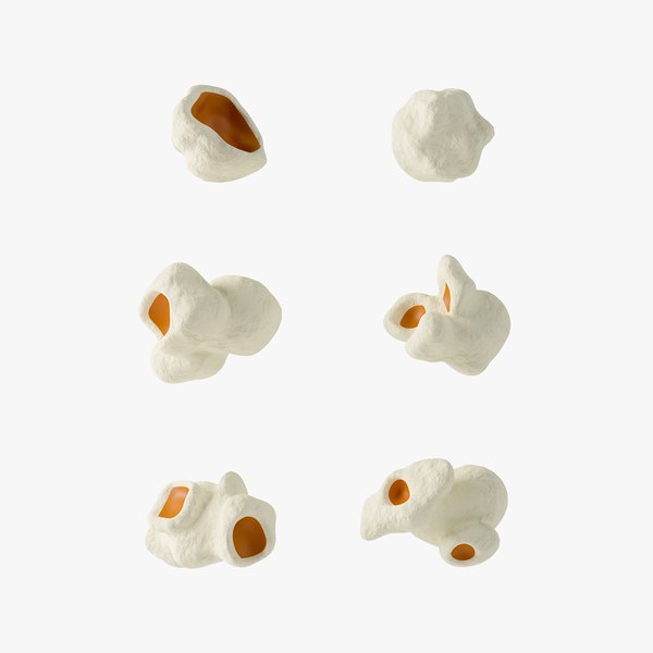 3D popcorn corn model - TurboSquid 1381720