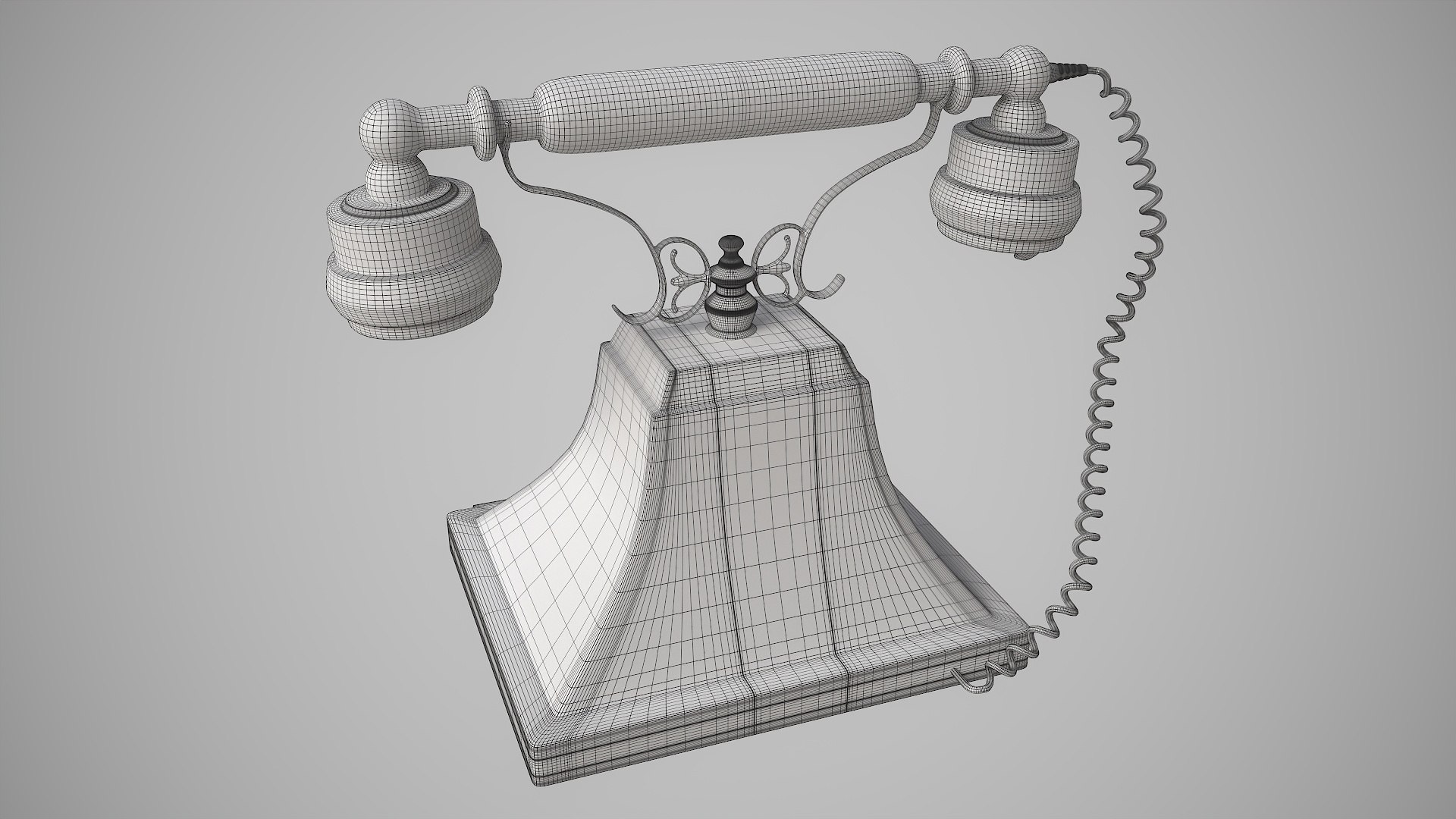 3D Antique Telephone - Royal Victoria 1938 Rotary Telephone 3D Model ...