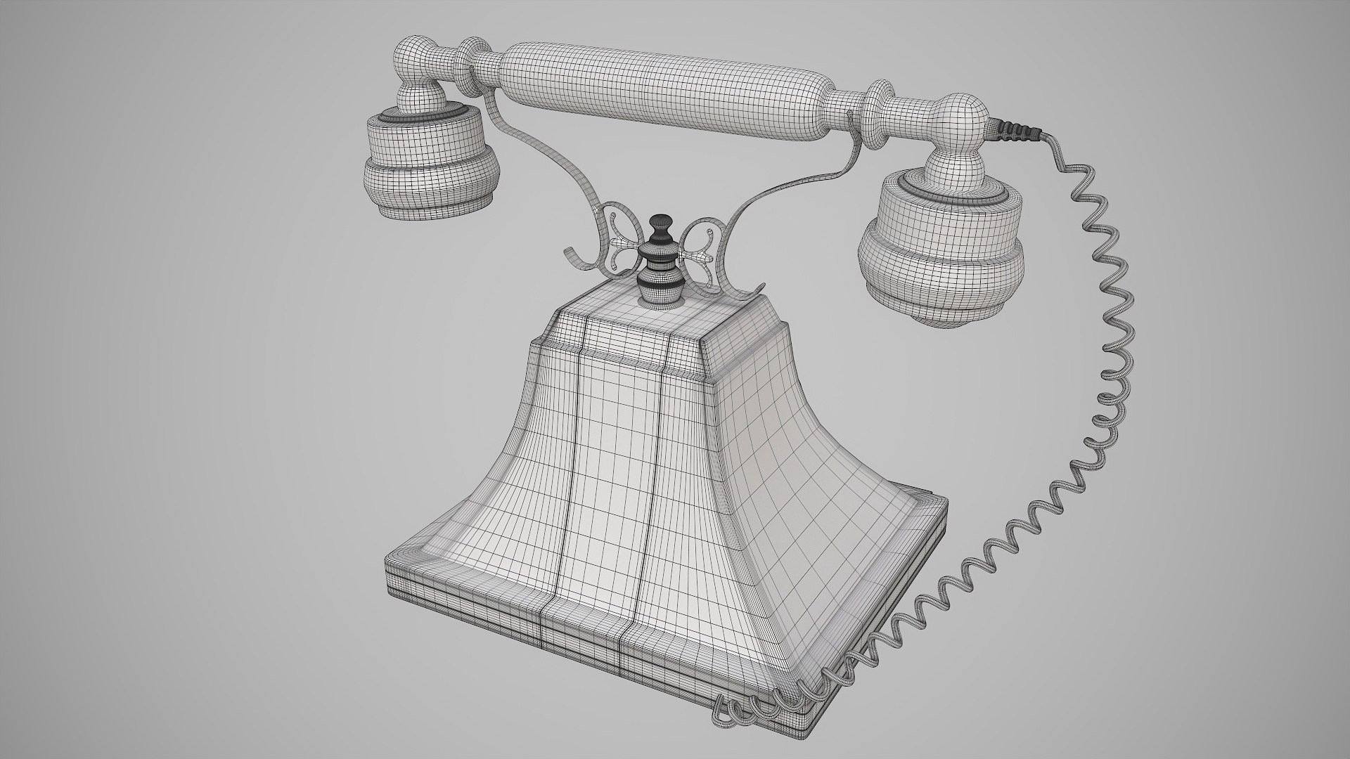 3D Antique Telephone - Royal Victoria 1938 Rotary Telephone 3D Model ...