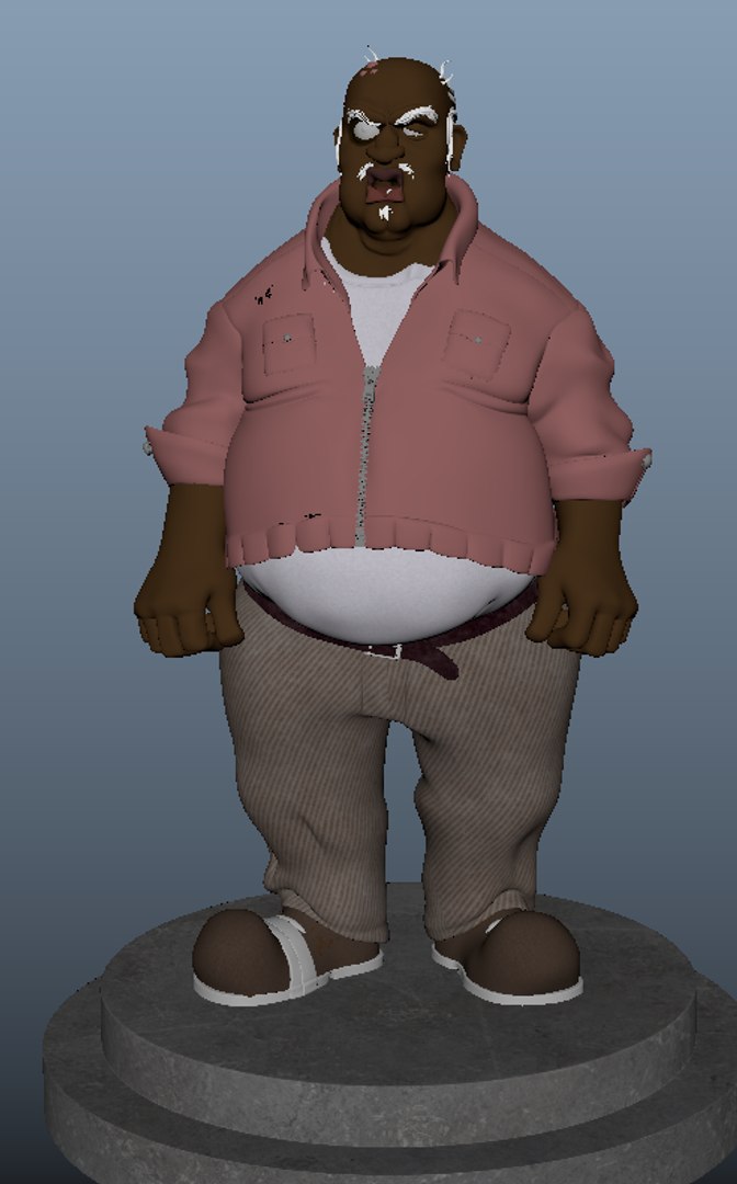 3D Uncle Ruckus - TurboSquid 1541408