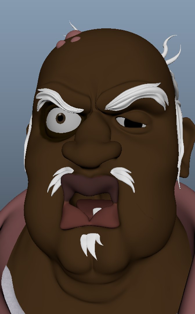 3D Uncle Ruckus - TurboSquid 1541408