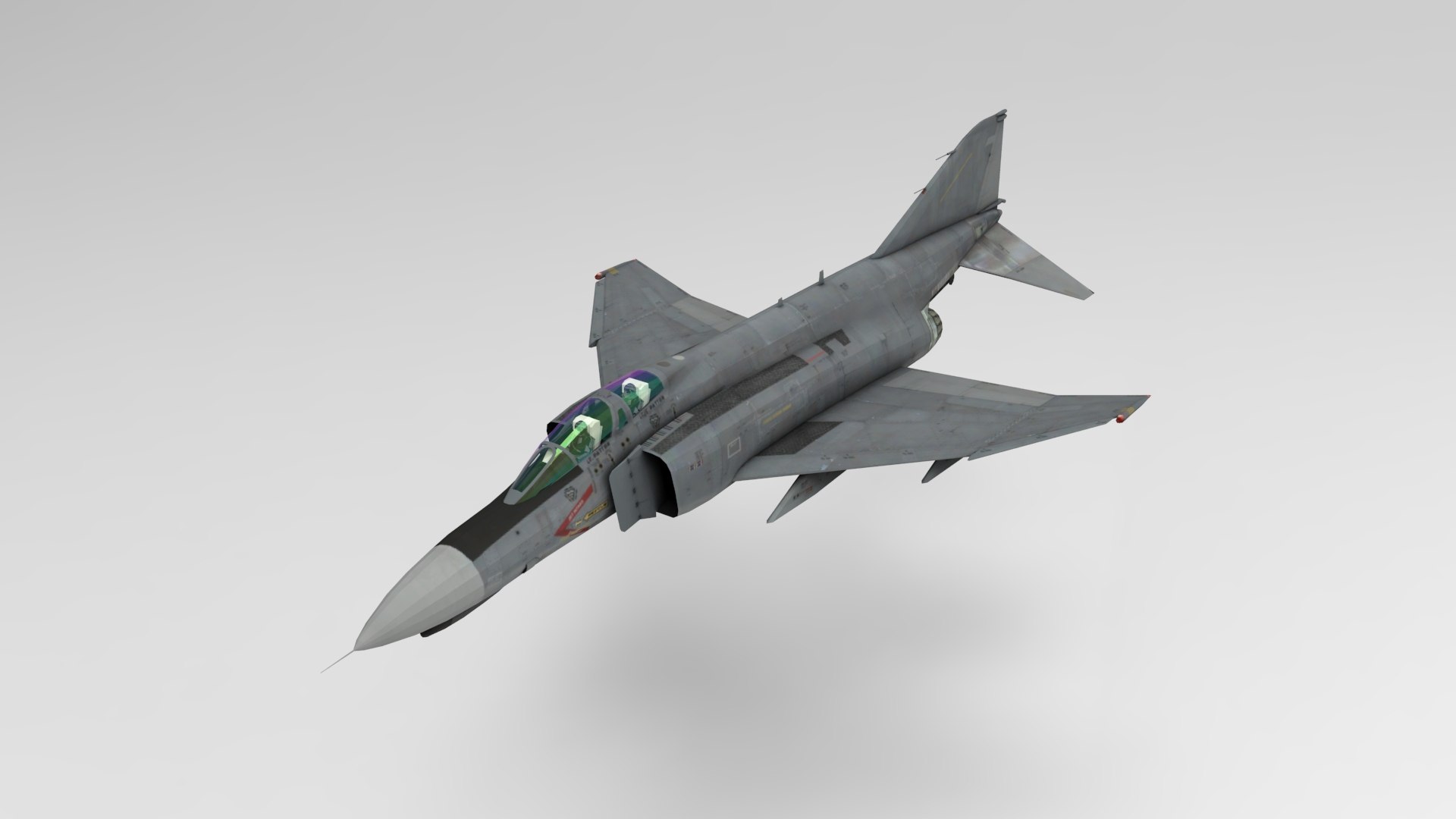 3D Model F-4E Phantom II Cockpit - TurboSquid 1923405