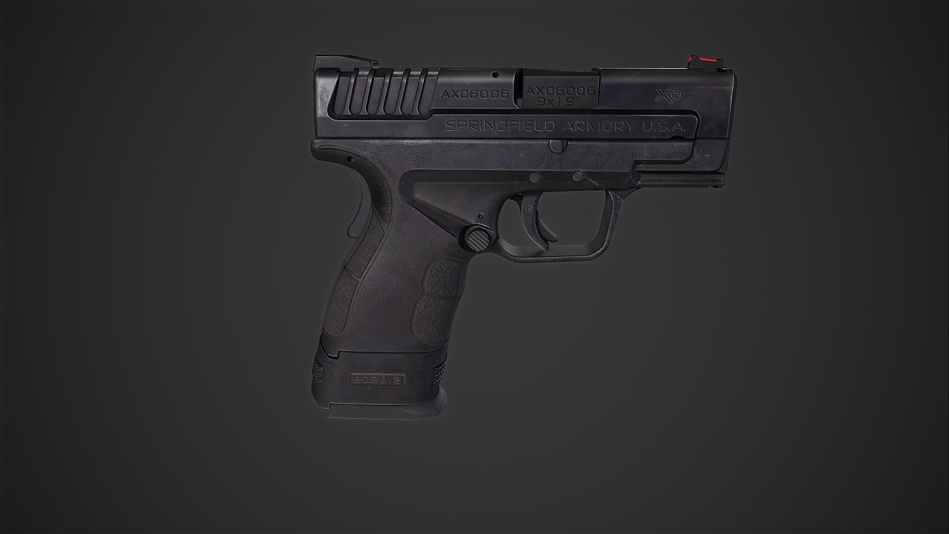 3D Springfield XD-9 Mod2 - AAA Gameready - TurboSquid 2073377