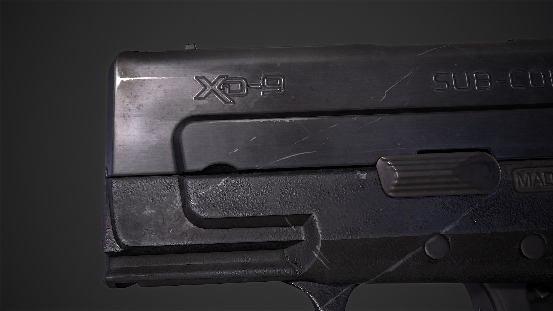 3D Springfield XD-9 Mod2 - AAA Gameready - TurboSquid 2073377