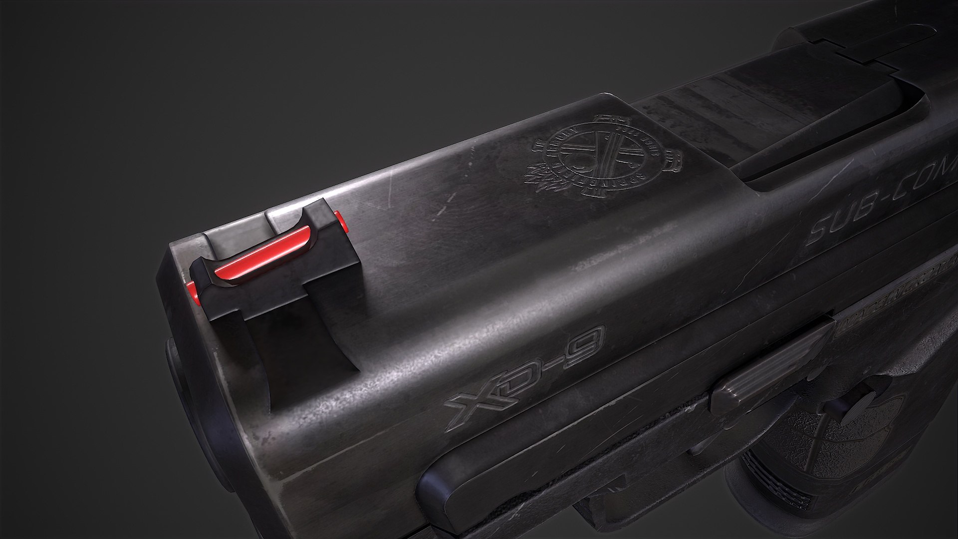 3D Springfield XD-9 Mod2 - AAA Gameready - TurboSquid 2073377