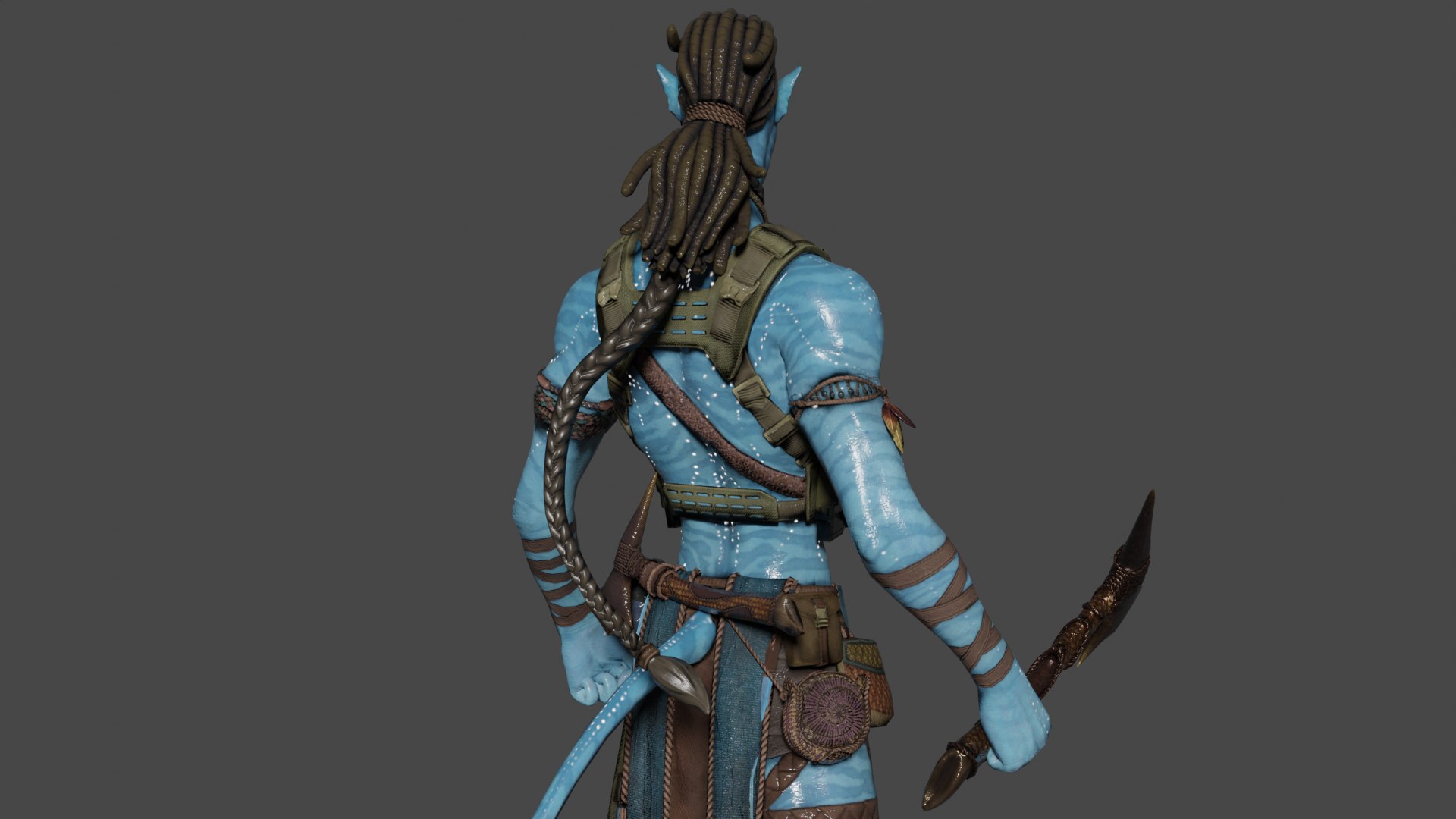Jake Sully Low-poly 3D Model - TurboSquid 2446842