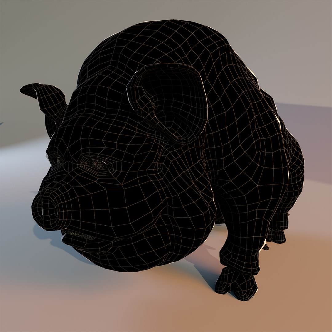 3D Model Piggy - TurboSquid 1545478