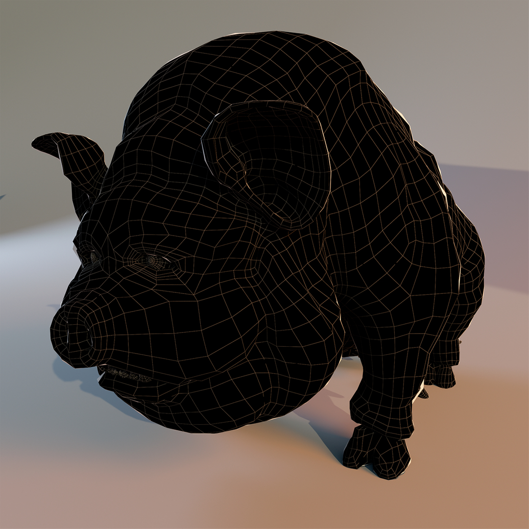 3D model piggy - TurboSquid 1545478