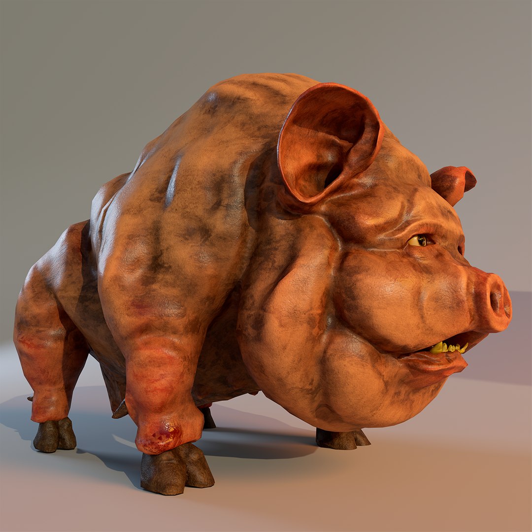3D Model Piggy - TurboSquid 1545478