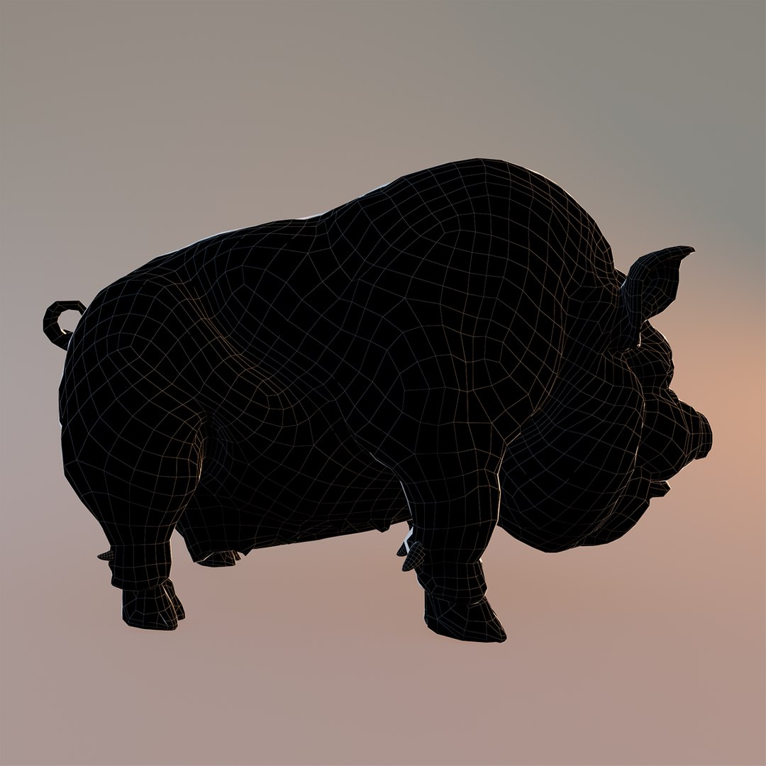 3D Model Piggy - TurboSquid 1545478