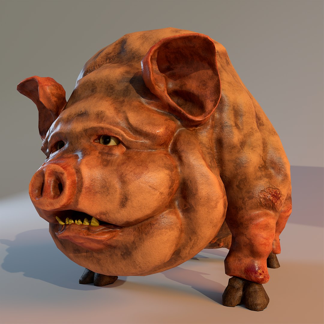 3D Model Piggy - TurboSquid 1545478