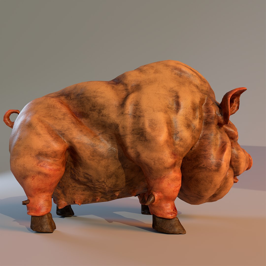 3D Model Piggy - TurboSquid 1545478