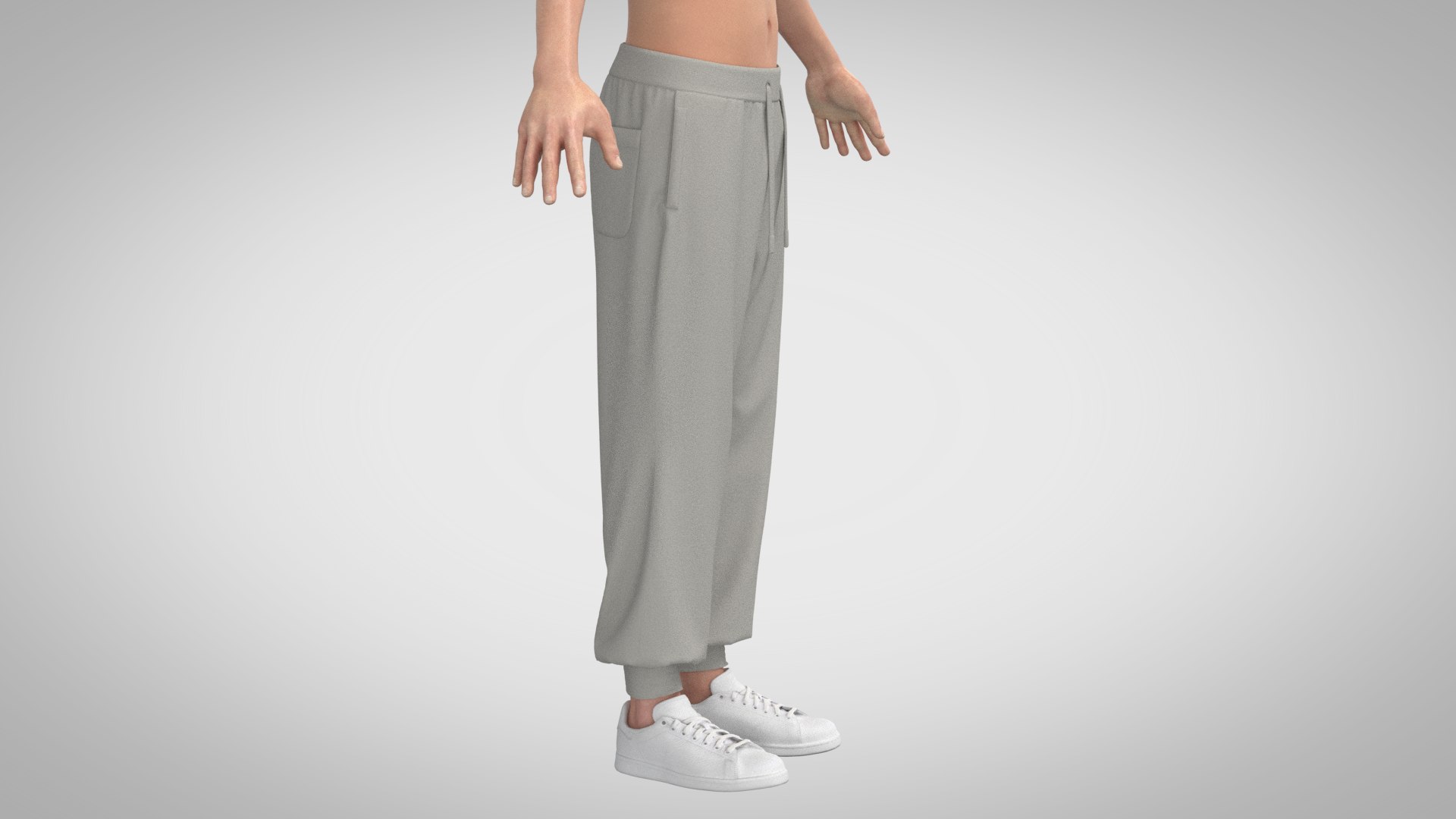 Sweatpants Model - TurboSquid 1810711