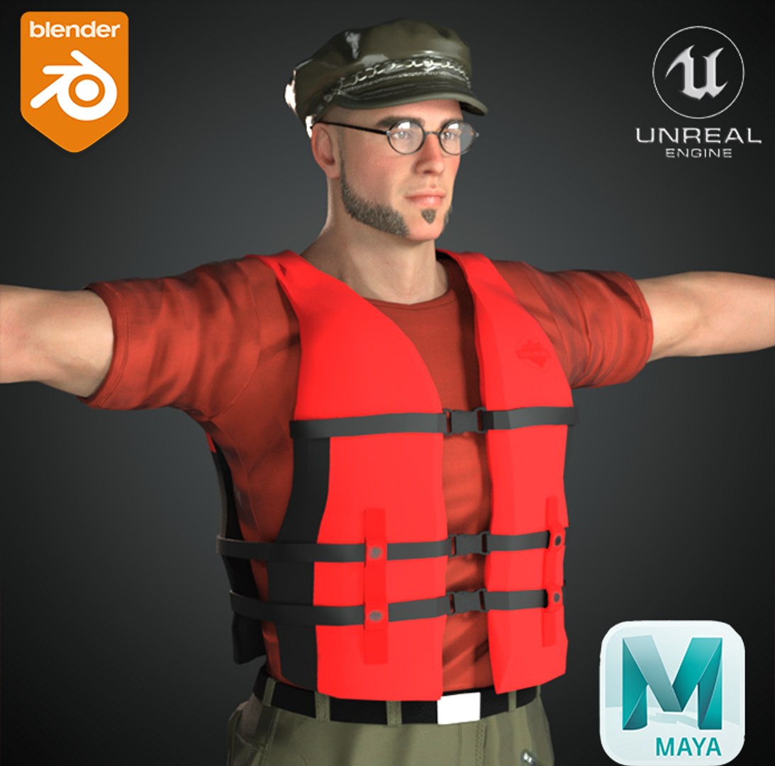 Realistic Man Rigged Character 3D - TurboSquid 2102765