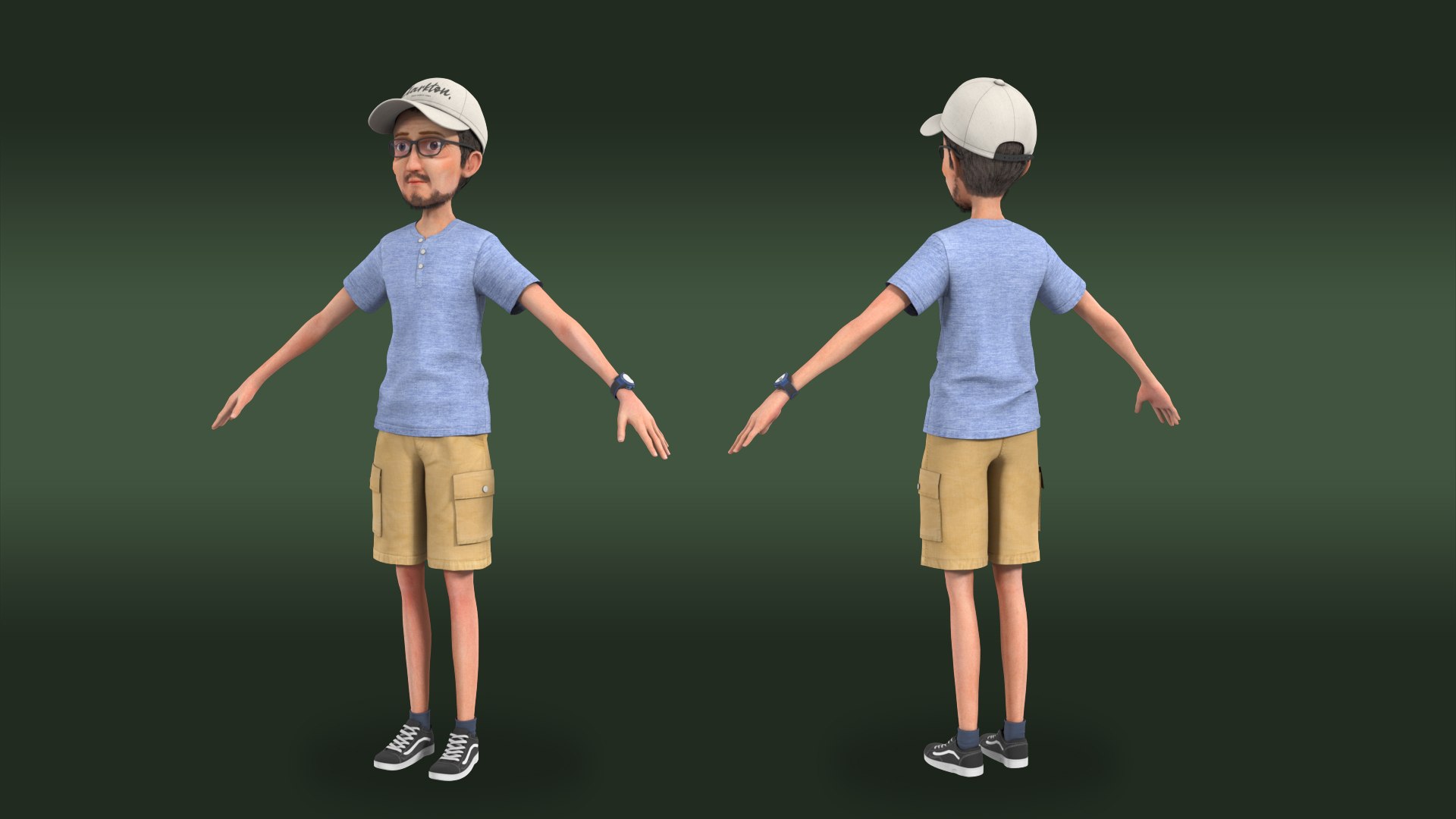 3D CartoonMan Model - TurboSquid 2101838