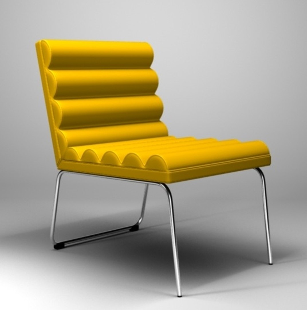 3d model of chicago easy chair