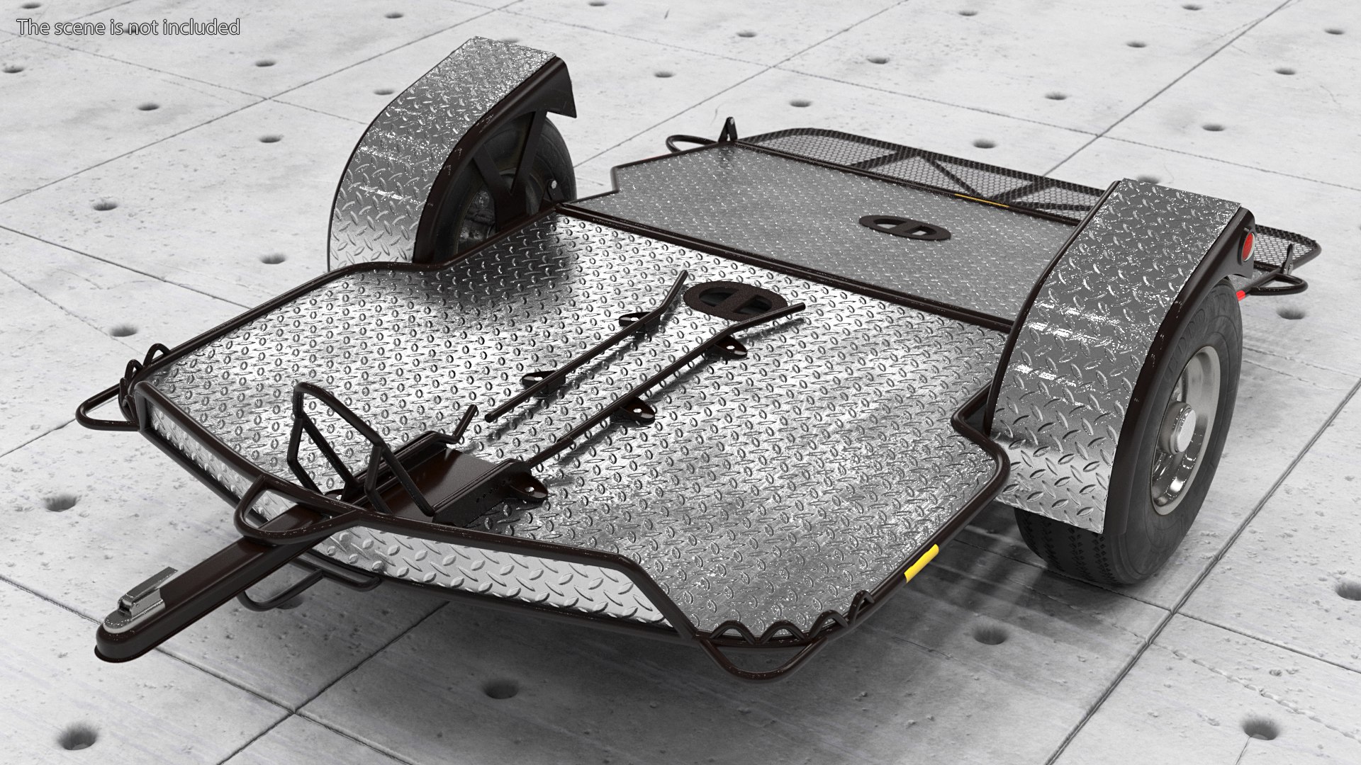 3D ATV Trailer Empty - TurboSquid 1745393