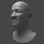 polygonal head old man 3d model