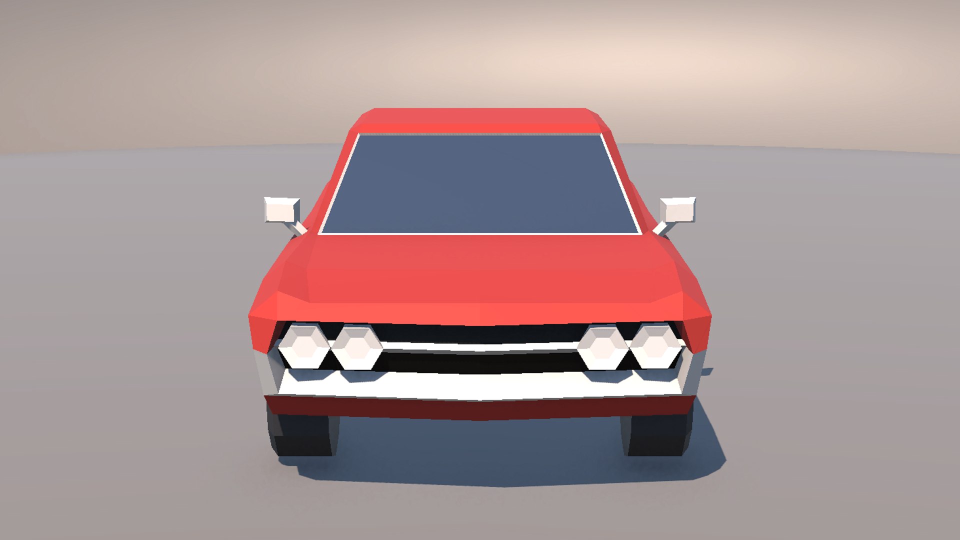 Low Poly Muscle Car Coupe V2 GAME MOBILE READY 3D - TurboSquid 2404720