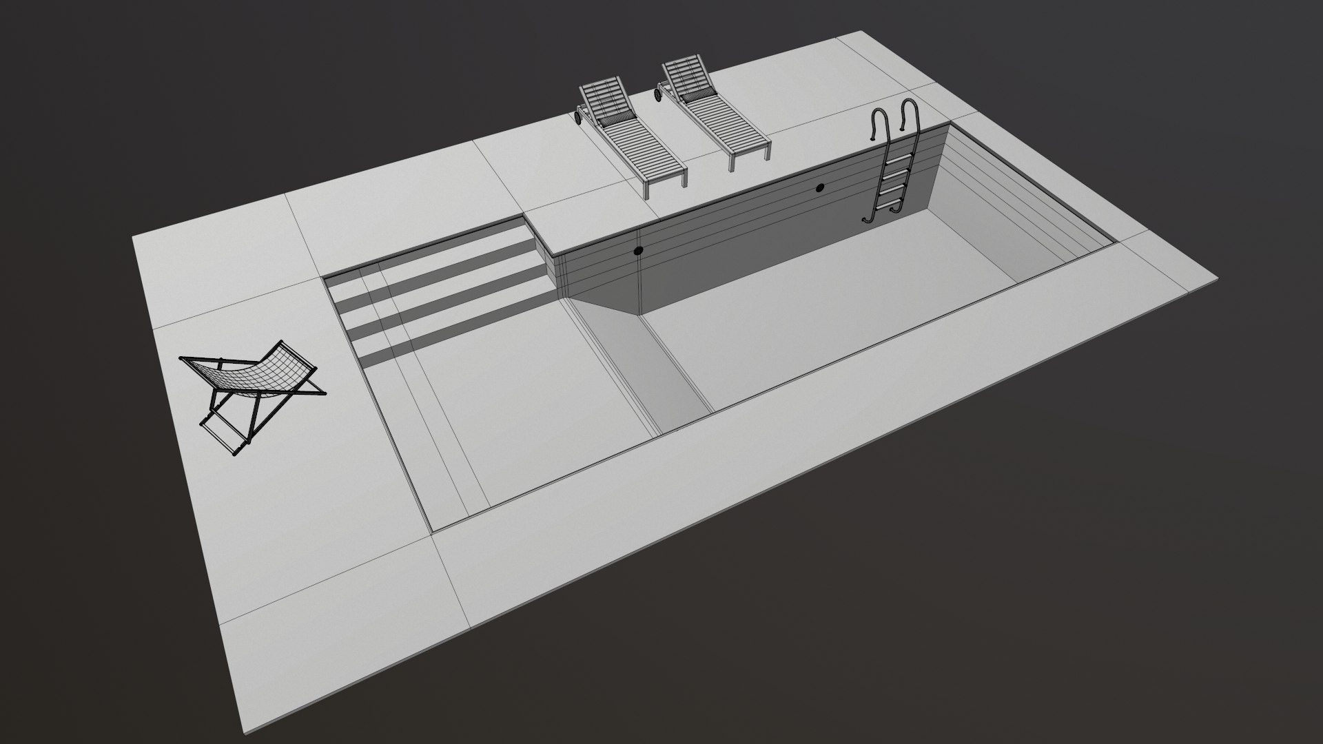 3D Swimming Pool Model - TurboSquid 1831504