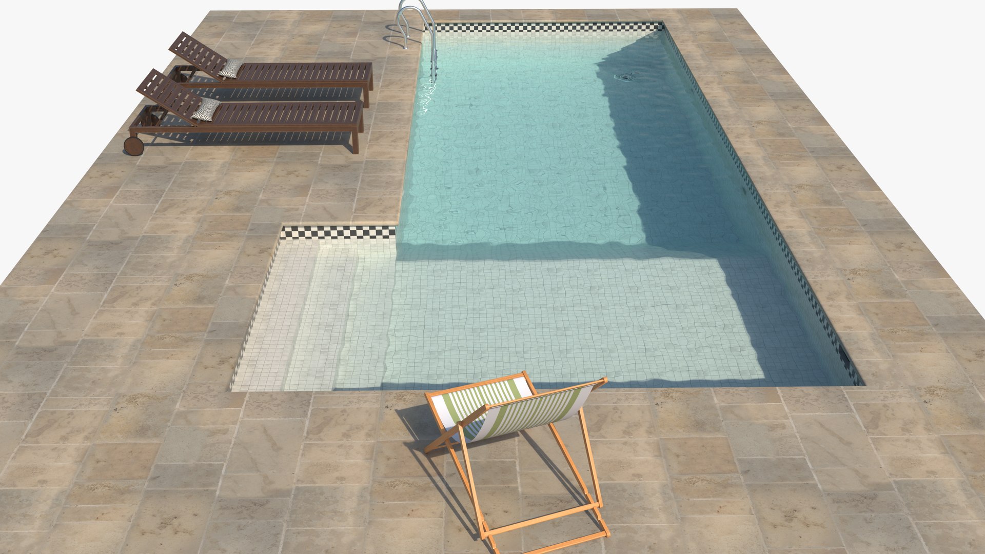 3D Swimming Pool Model - TurboSquid 1831504