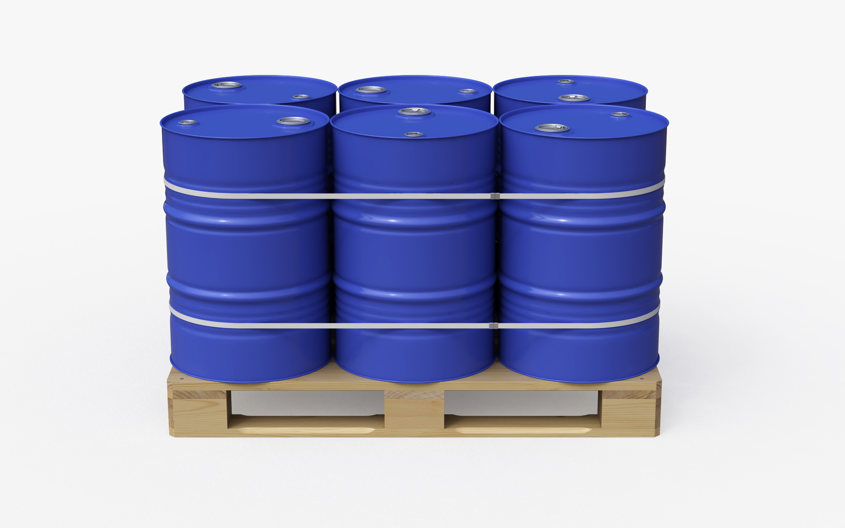Pallet Barrels 3D Model - TurboSquid 1571008