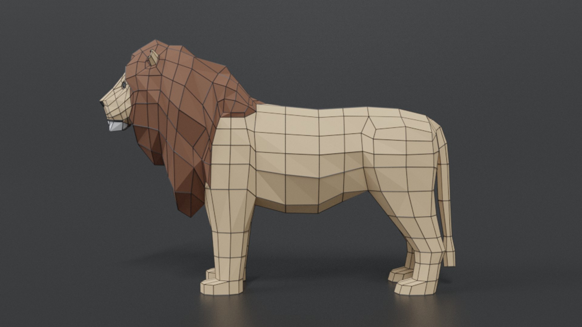 3D male lion model - TurboSquid 1584725