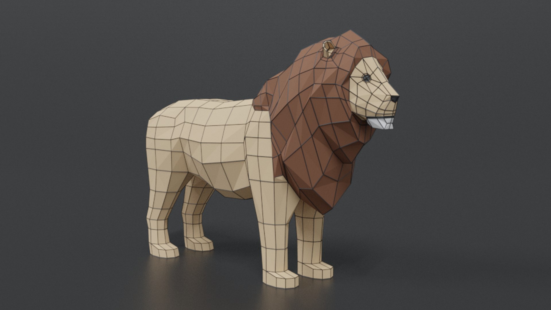 3D male lion model - TurboSquid 1584725