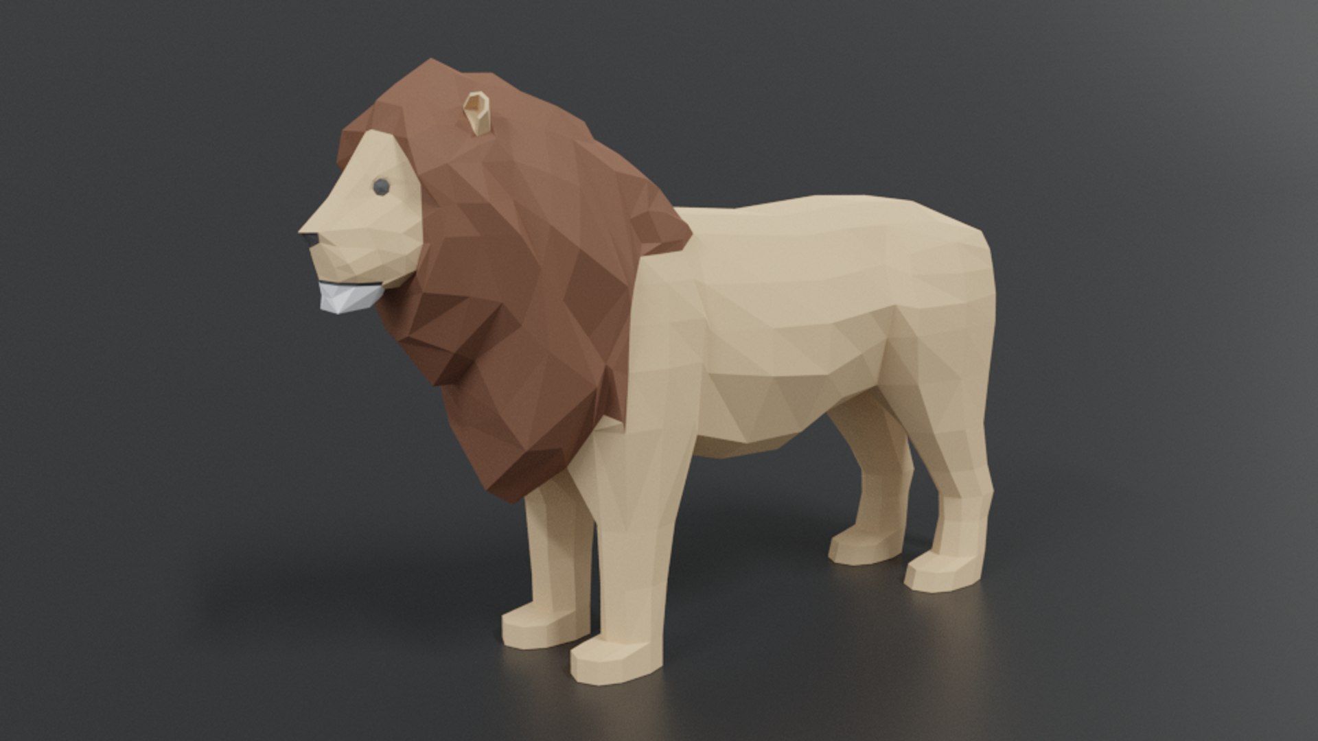 3D male lion model - TurboSquid 1584725