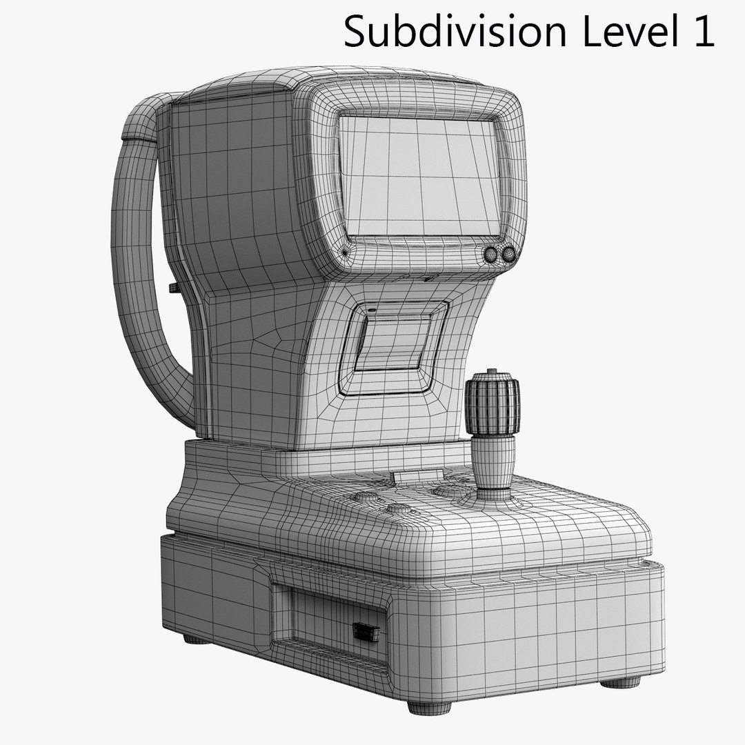 3d Auto Refractor Keratometer Model