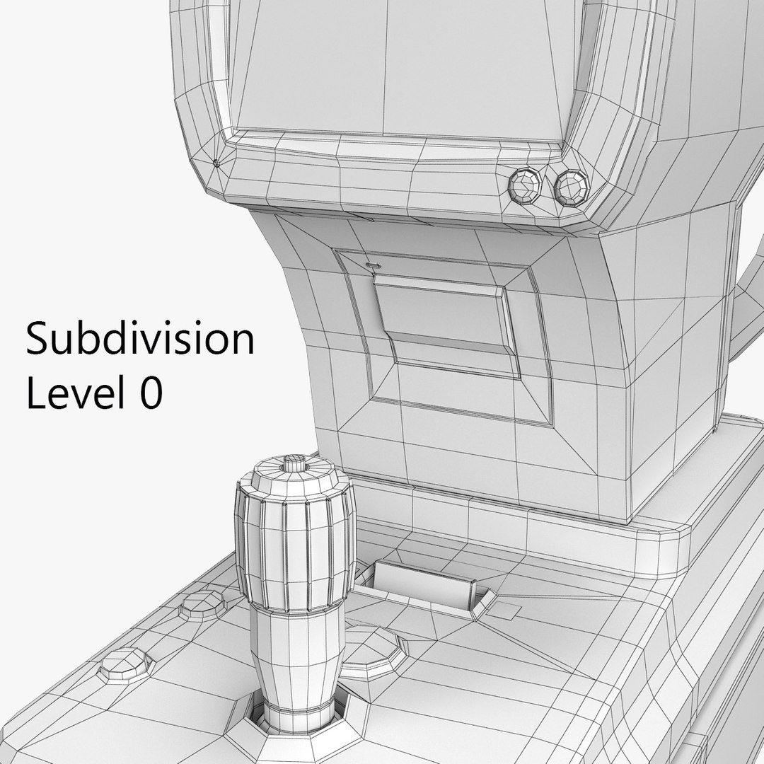 3d Auto Refractor Keratometer Model