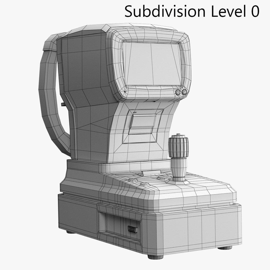 3d Auto Refractor Keratometer Model