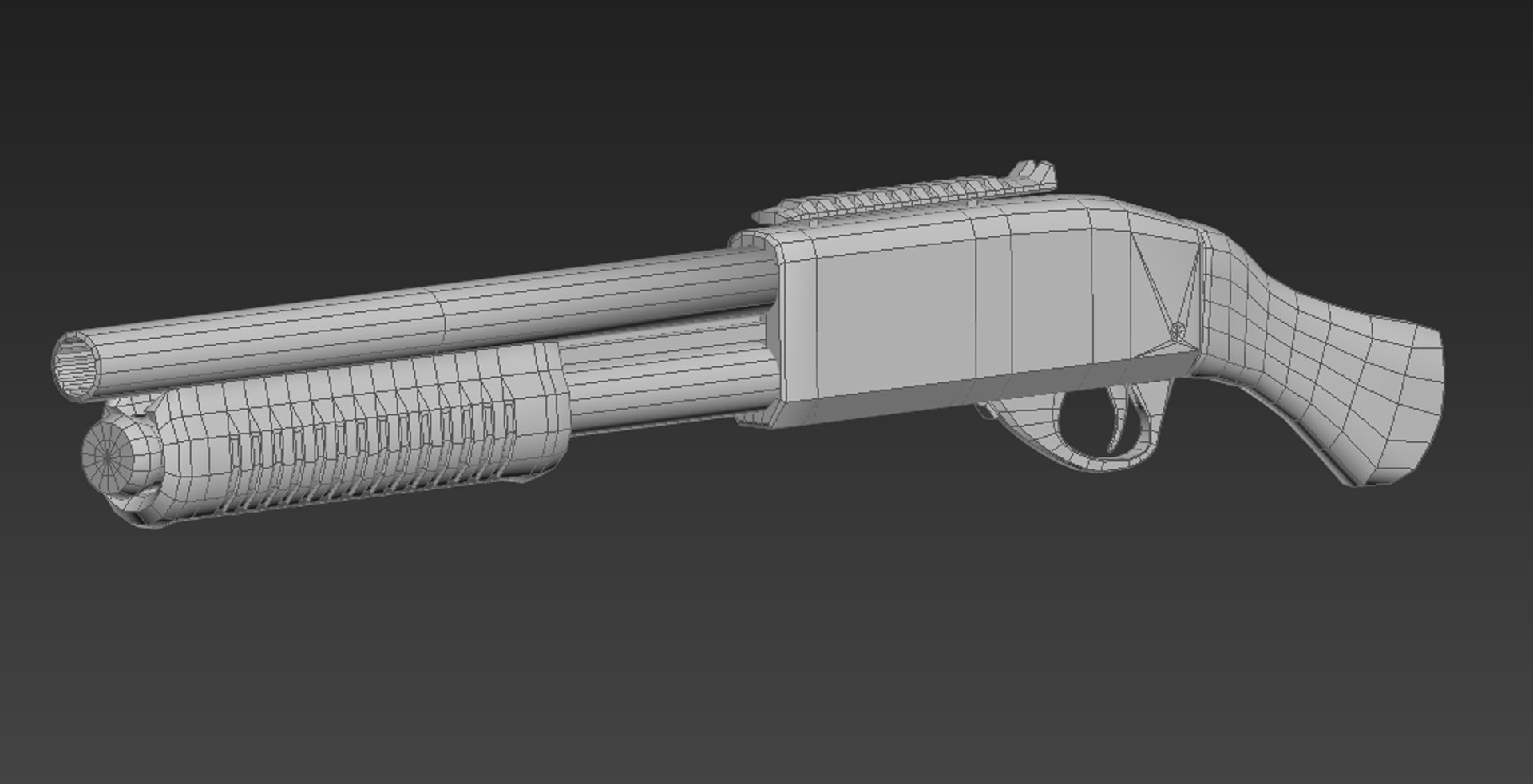 Sawn 870 Shotgun 3d Obj
