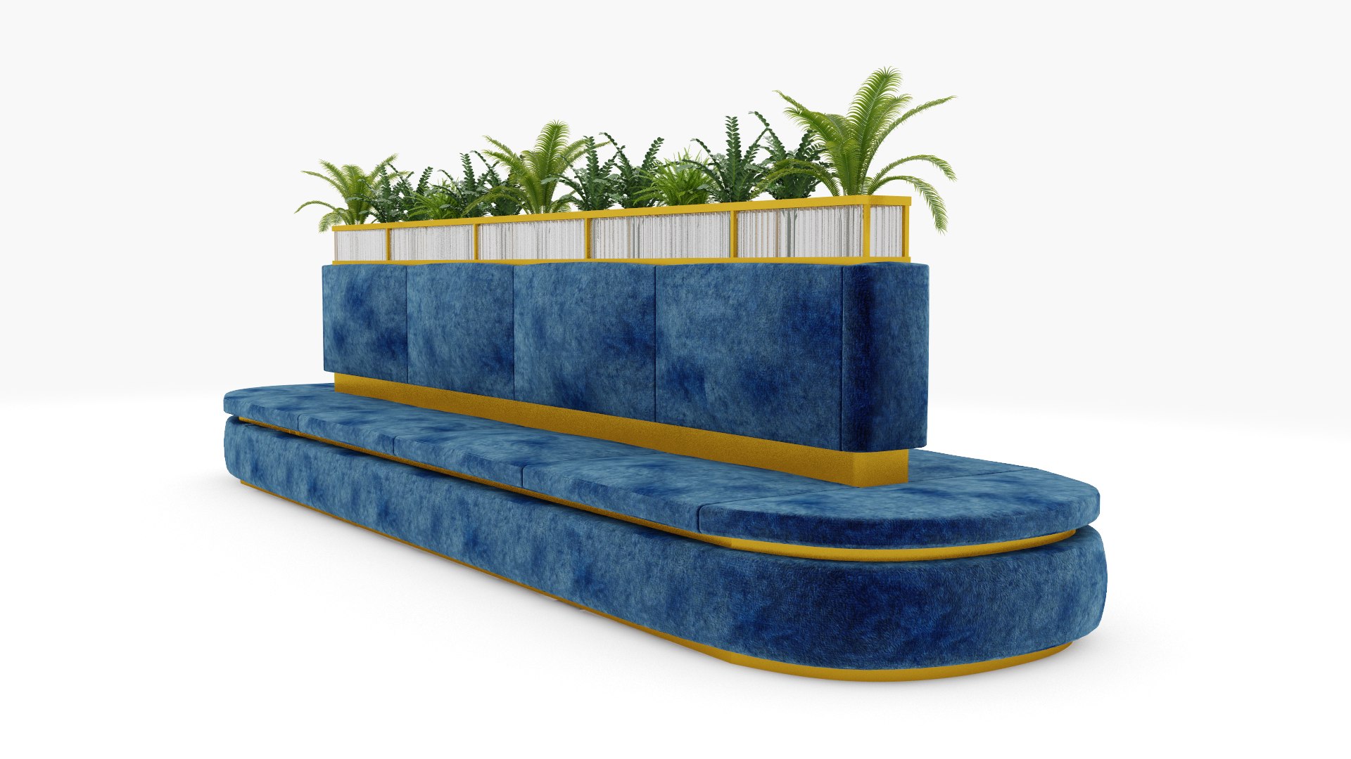 3D Restaurant Booth Seating Model - TurboSquid 1795136