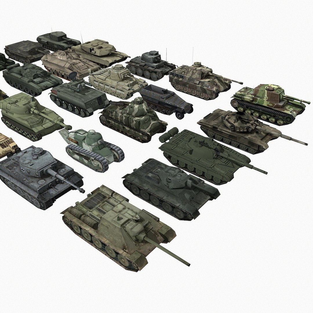 Military Tank 3d Model