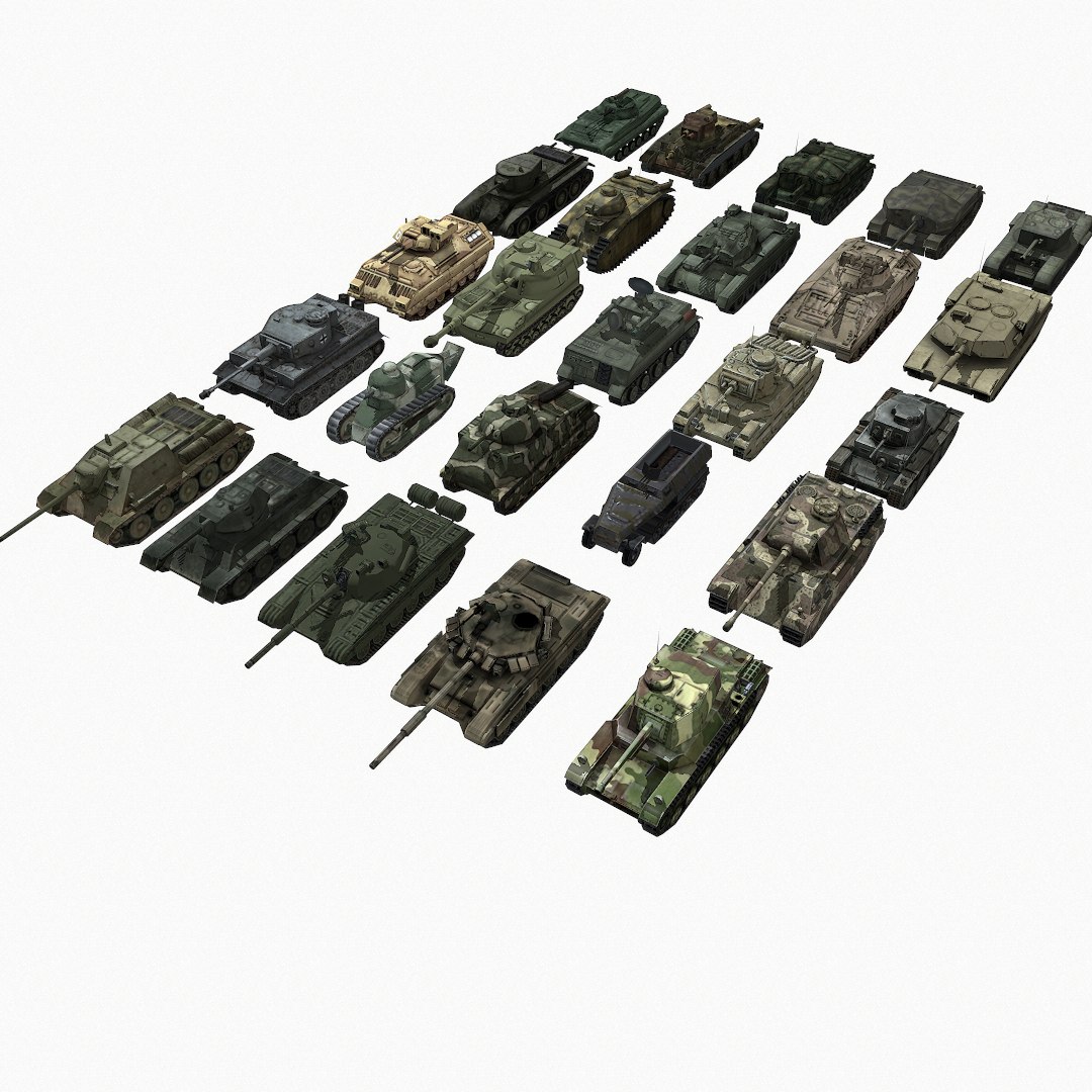 Military Tank 3d Model
