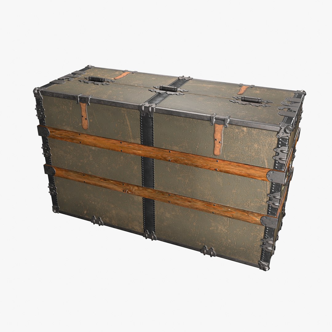 Steamer Chest Model - TurboSquid 2302874