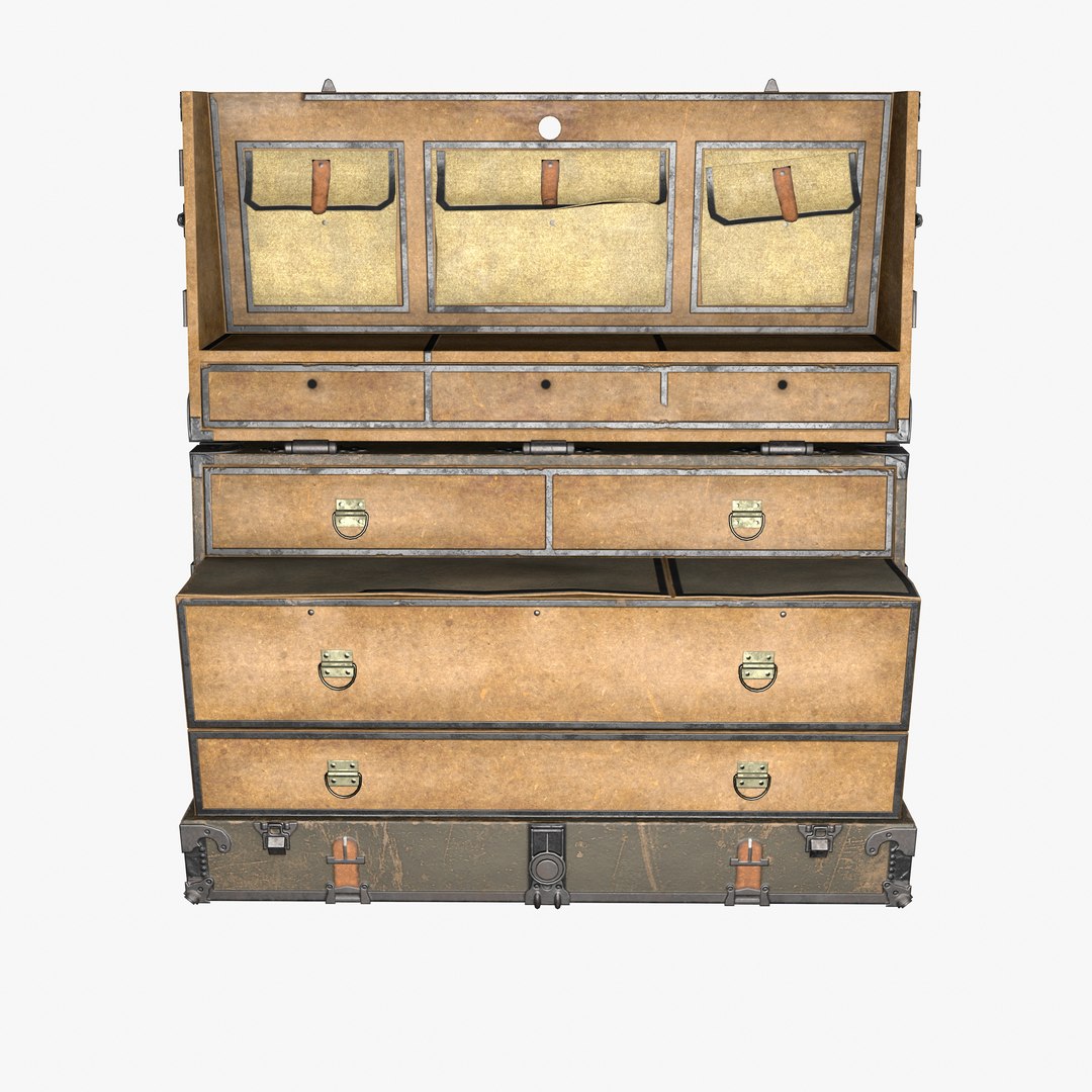 Steamer Chest Model - TurboSquid 2302874