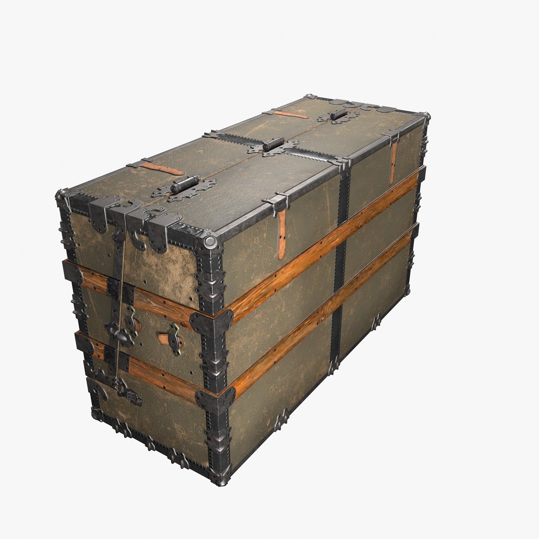 Steamer Chest Model - TurboSquid 2302874