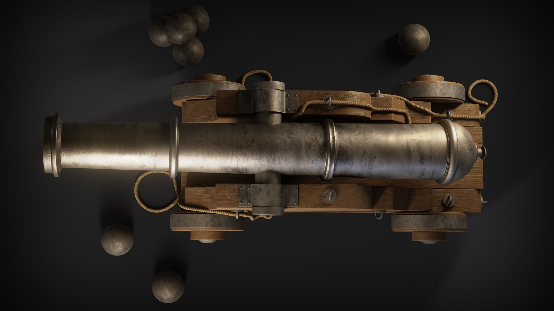 3D model war cannon - TurboSquid 1627634