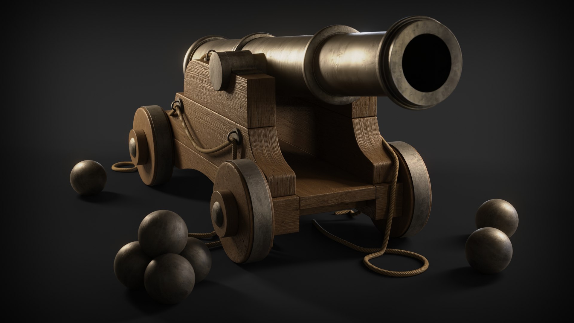 3D model war cannon - TurboSquid 1627634
