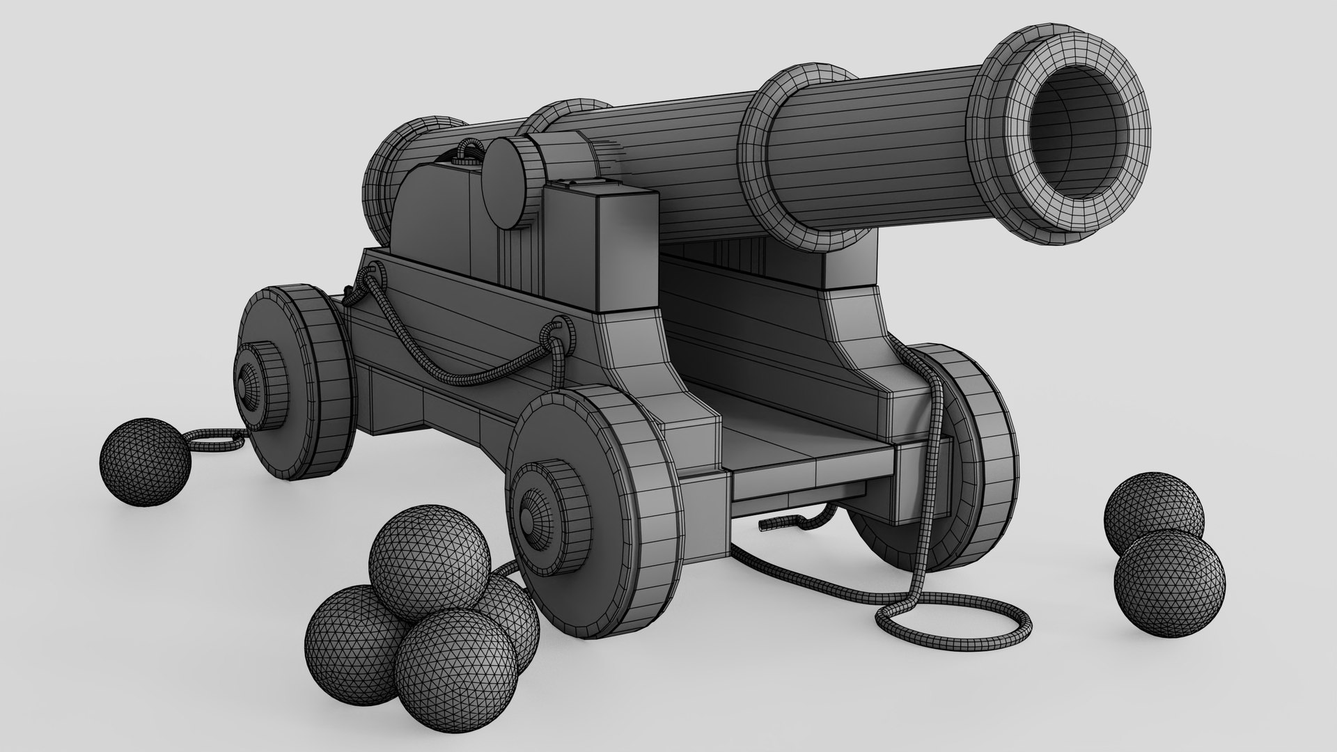3D model war cannon - TurboSquid 1627634