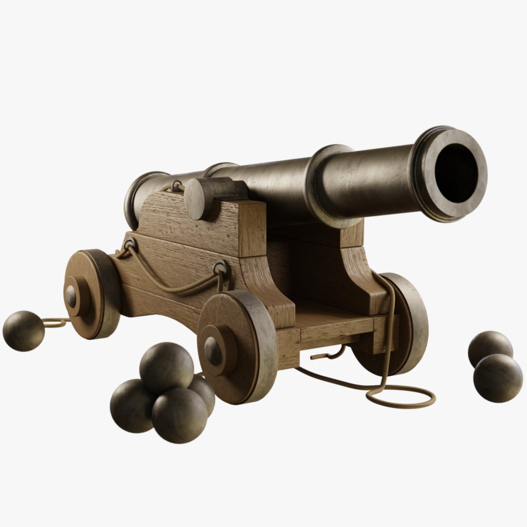 3D model war cannon - TurboSquid 1627634