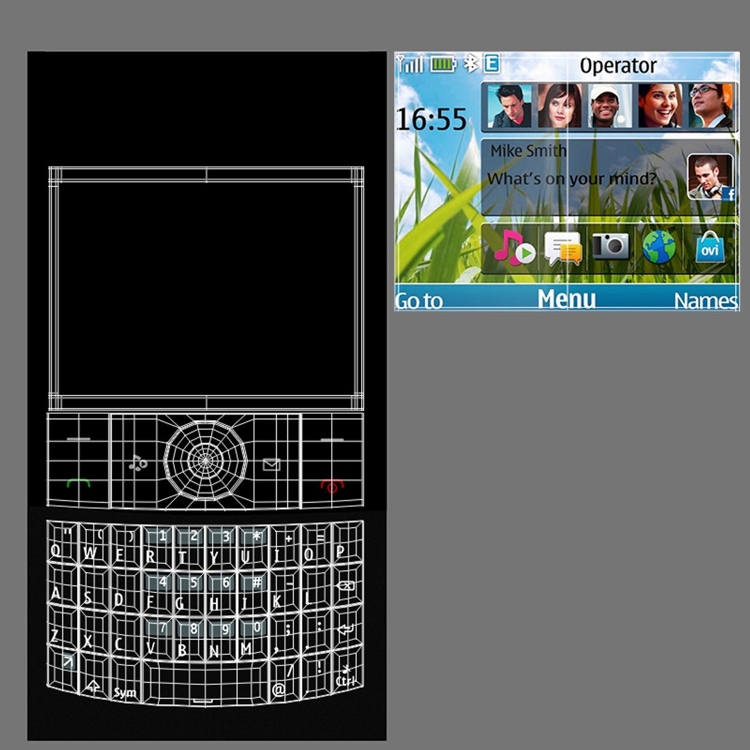 3d Nokia Mobile Phone Model
