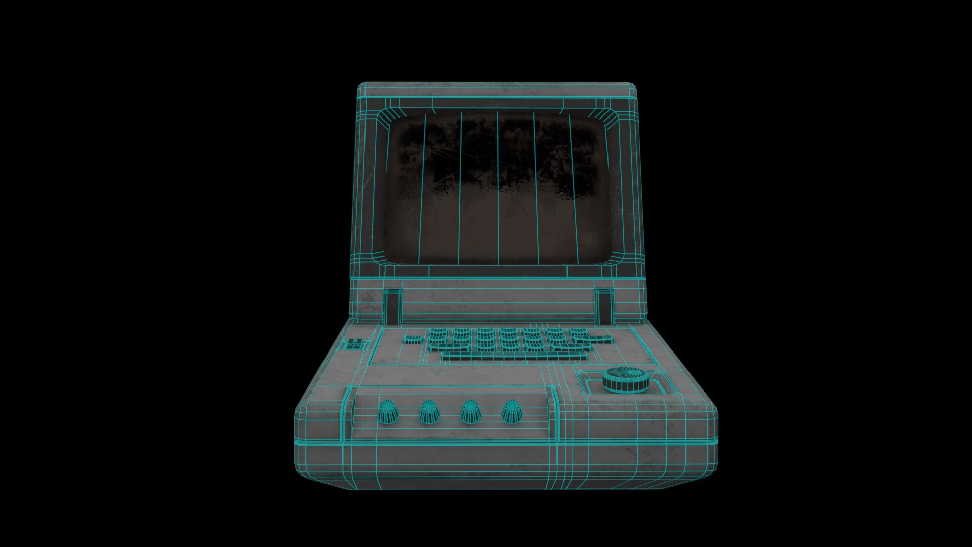 3D Old Computer model - TurboSquid 1926254